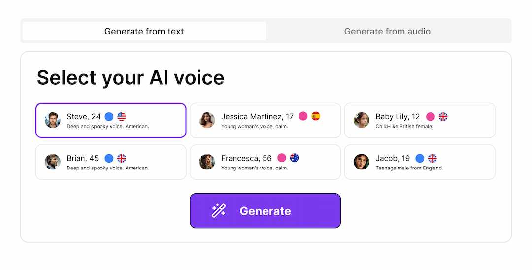 AI reader - For rehearsals, self-tapes & auditions