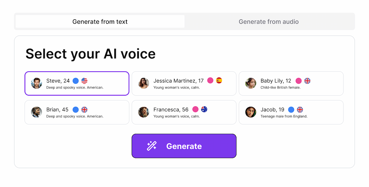AI reader - For rehearsals, self-tapes & auditions